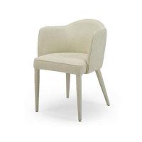 China leather Nontoxic Upholstered Side Chair , Abrasion Resistant Tufted Chairs Dining for sale