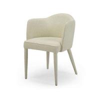 China leather Nontoxic Upholstered Side Chair , Abrasion Resistant Tufted Chairs Dining for sale