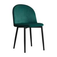 China Velvet Upholstered Modern Chairs Anti Abrasion Practical For Dining Room for sale