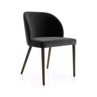 China Velvet Upholstered Modern Chairs Anti Abrasion Practical For Dining Room for sale