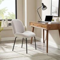 China Home Velvet Upholstered Dining Chair Practical With Metal Frame for sale