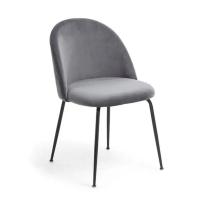 China Home Velvet Upholstered Dining Chair Practical With Metal Frame for sale