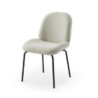 China Home Velvet Upholstered Dining Chair Practical With Metal Frame for sale