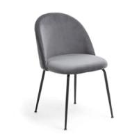 China Home Velvet Upholstered Dining Chair Practical With Metal Frame for sale