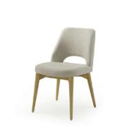 China Durable Anti Scratch Cloth Dining Chairs , Modern Upholstered Restaurant Chairs for sale