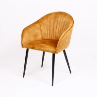 China Red Velvet Home Upholstered Dining Chair Multipurpose Practical for sale
