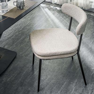 China Anti Scratch Plush Dining Side Chair , Durable Upholstered Restaurant Dining Chairs for sale