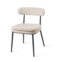 China Anti Scratch Plush Dining Side Chair , Durable Upholstered Restaurant Dining Chairs for sale