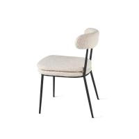 China Anti Scratch Plush Dining Side Chair , Durable Upholstered Restaurant Dining Chairs for sale