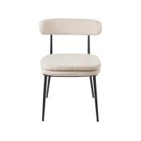 China Anti Scratch Plush Dining Side Chair , Durable Upholstered Restaurant Dining Chairs for sale