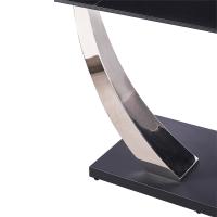 China Chrome Base Luxury Modern Dining Table Set Lightweight For Kitchen for sale