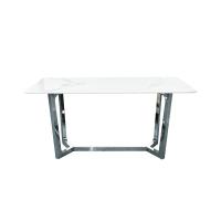 China Ceramic Top Luxury Modern Dining Table Set Antiwear For Apartment for sale
