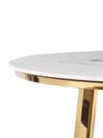 China 81105 GOITALIA Home Furniture Modern Marble Contemporary Italian Quartz Stone Top Interactive  Dining Table for sale