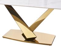 China 81105 GOITALIA Home Furniture Modern Marble Contemporary Italian Quartz Stone Top Interactive  Dining Table for sale