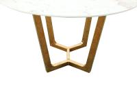 China Practical Modern Round Dining Table , Multifunctional Marble Top Side Table for sale