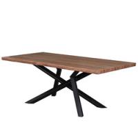 China Wood Metal Luxury Modern Dining Table Set Lightweight Removable for sale