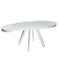 China Glass Top Home Modern Glass Dining Table Multiscene 158x102x75CM for sale