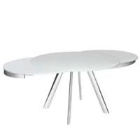 China Glass Top Home Modern Glass Dining Table Multiscene 158x102x75CM for sale