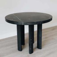 China Antiwear Round Luxury Modern Dining Table Set Anti Fading With 4 Legs for sale