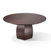 China Wooden Round Luxury Modern Dining Table Set Durable Multipurpose for sale