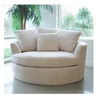 China Durable Fabric Leisure Sofa Chair , Anti Abrasion Single Seater Couch Sofa for sale