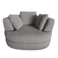 China Durable Fabric Leisure Sofa Chair , Anti Abrasion Single Seater Couch Sofa for sale
