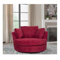 China Durable Fabric Leisure Sofa Chair , Anti Abrasion Single Seater Couch Sofa for sale