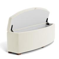 China Linen Fabric Living Room Storage Ottoman Anti Scratch Multiscene for sale