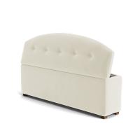 China Linen Fabric Living Room Storage Ottoman Anti Scratch Multiscene for sale