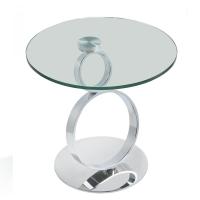 China Minimalist Glass Coffee Cafe Tables Multiscene For Bedroom Corner for sale