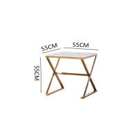 China Hotel Practical Round Marble Cafe Table , Multifunctional Small Coffee Shop Table for sale