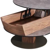 China Antiwear Ceramic Round Coffee Shop Table Lightweight For Restaurant for sale