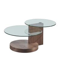 China Stacking Coffee Cafe Tables Multiscene Glass Material For Living Room for sale