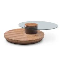 China Abrasion Resistant Glass Nesting Tables , Lightweight Round Glass Cafe Table for sale