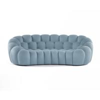 China Fabric Practical Lazy Couch Sofa , Anti Abrasion Two Seater Couch for sale