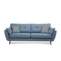 China Luxury Nontoxic Home Fabric Sofa For Living Room Multicolor Antiwear for sale