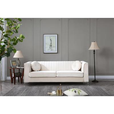 China Velvet Breathable Home Furniture Sofas 140x73x79CM For Living Room for sale