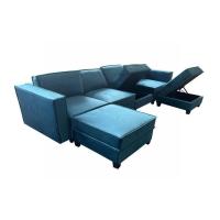 China Multicolor Luxury Corner Sofa Breathable Fabric For Living Room for sale
