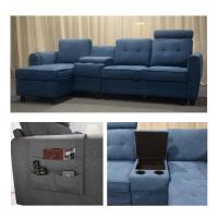 China Multicolor Luxury Corner Sofa Breathable Fabric For Living Room for sale