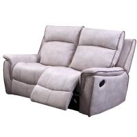 China Convertible Electric Recliner Sofa 3 Seater Breathable Dark Grey Color for sale