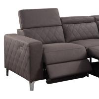 China Antiwear Durable L Shape Sofa Bed , Multiscene Sofa Bed And Recliner Set for sale