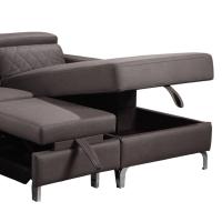 China Antiwear Durable L Shape Sofa Bed , Multiscene Sofa Bed And Recliner Set for sale