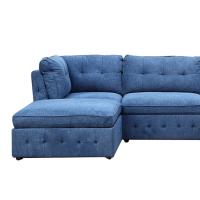 China Folding Fabric Modular Sectional Sofa Multifunctional 230x210x90CM for sale