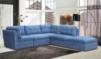 China Folding Fabric Modular Sectional Sofa Multifunctional 230x210x90CM for sale