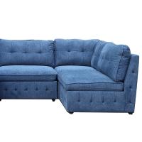 China Folding Fabric Modular Sectional Sofa Multifunctional 230x210x90CM for sale