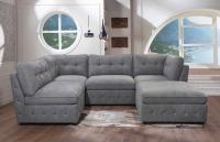 China Folding Fabric Modular Sectional Sofa Multifunctional 230x210x90CM for sale