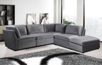 China Breathable Corner Modular Sofa , Anti Fading U Shaped Modular Sectional for sale