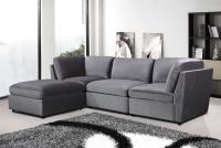 China Breathable Corner Modular Sofa , Anti Fading U Shaped Modular Sectional for sale