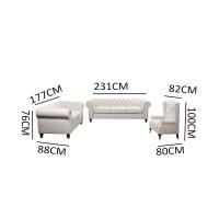China Beige Color Modern Home Sofa Abrasion Resistant Multicolor ODM OEM for sale