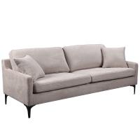 China 19999 C Shaped End Table For Sofa Couch And Bed Double Genuine Leather Sofa Bed for sale